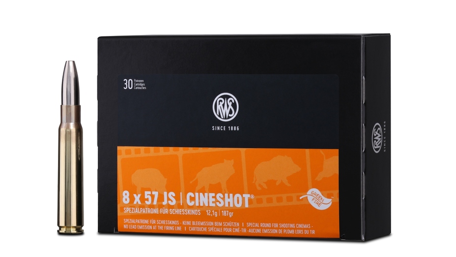 RWS 8x57 JS CINESHOT 12,1g/187gr - 30 Patronen